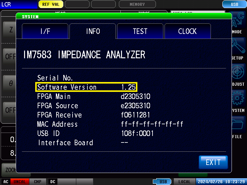 IM7583｜阻抗分析儀｜版本升級V1.25 | HIOKI 日置電機